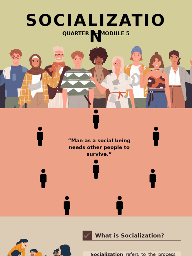 Social Group Education Presentation in Colorful Illustrated Style | PDF ...