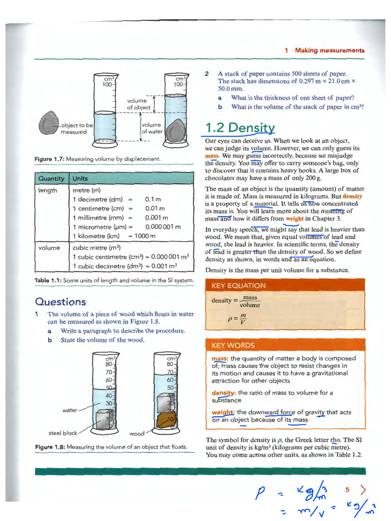 Density IGCSE | PDF