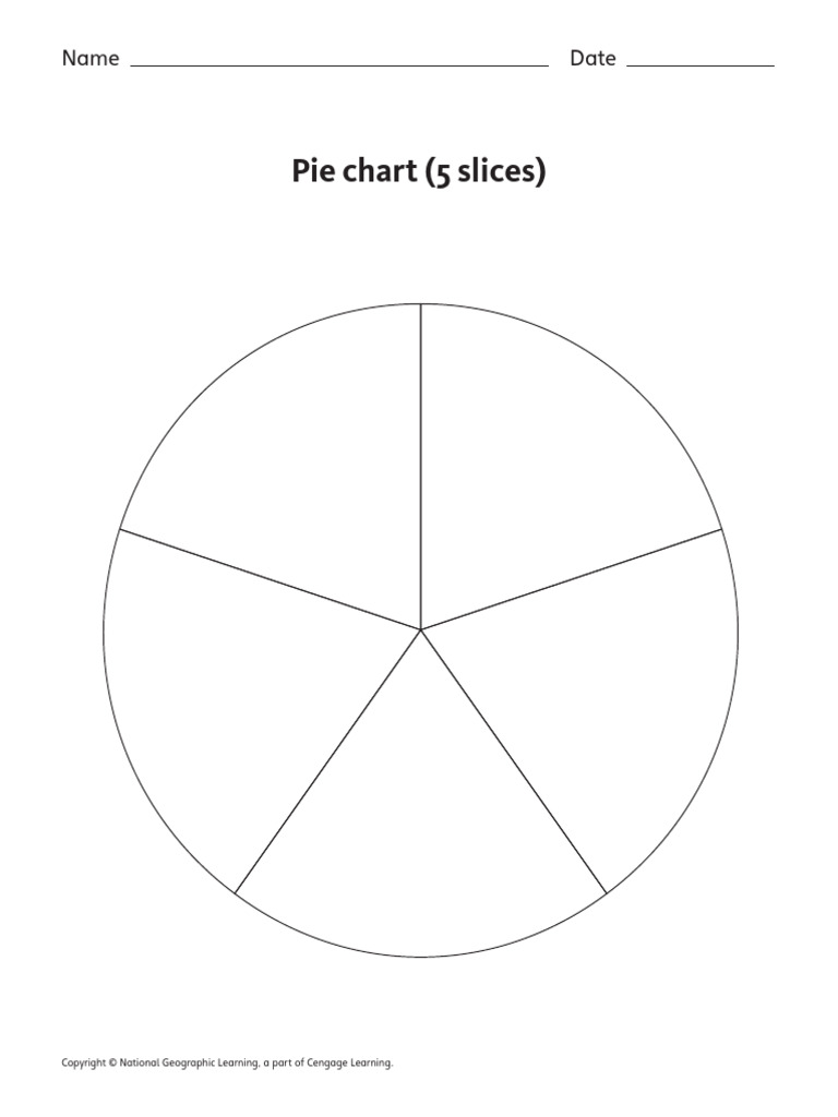 Pie Chart 5slices Graphic Org Bre | PDF
