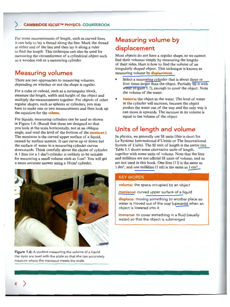 Measure Vol by Displacement | PDF