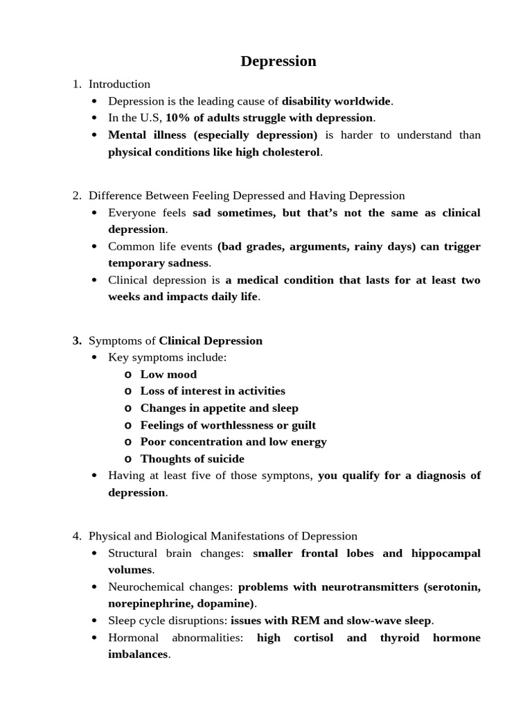 Depression | PDF