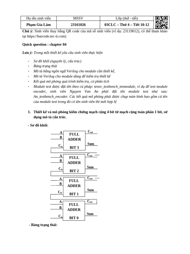 Quick Question. Chapter 04 | PDF