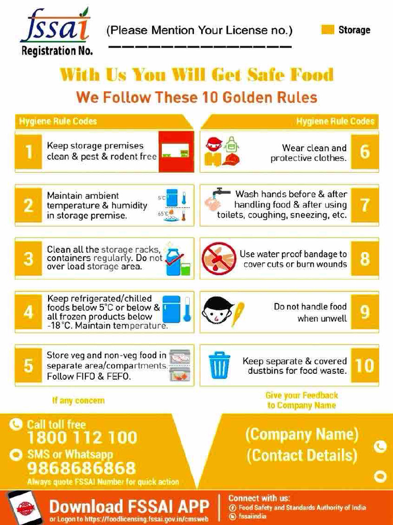 Fssai Poster | PDF