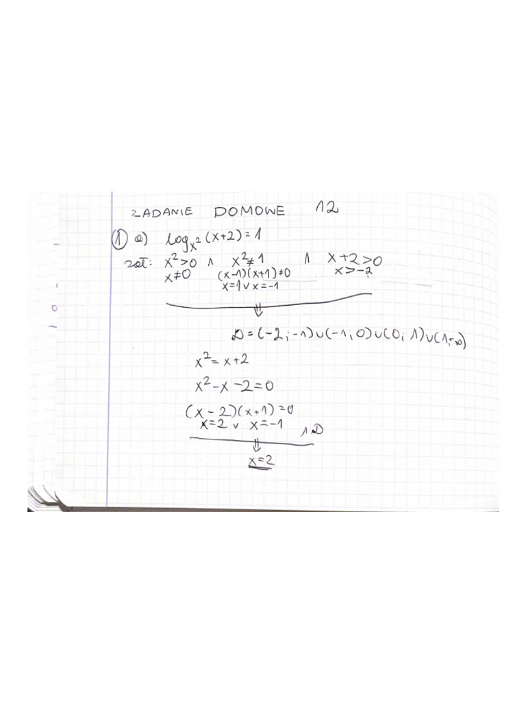 Praca Domowa 12 | PDF