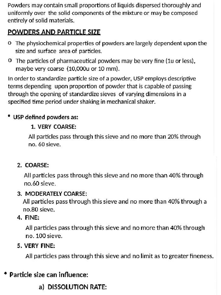 Powders Capsules | PDF