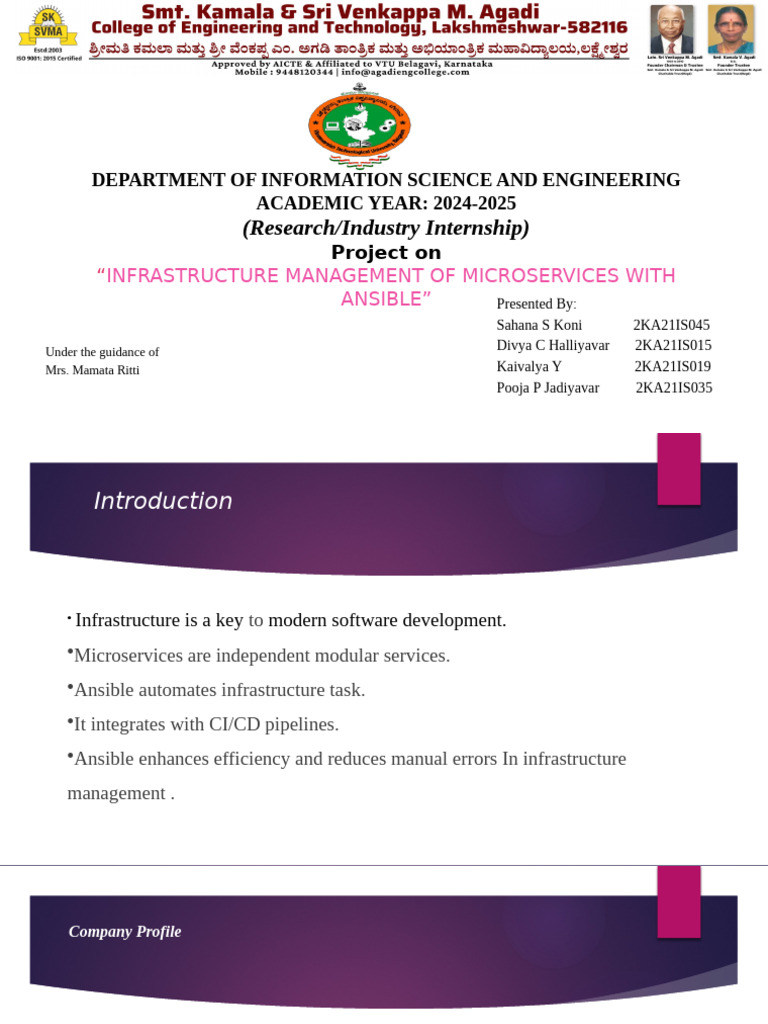 Int PPT Final Sahanask Ise | PDF | Software Engineering | Computing