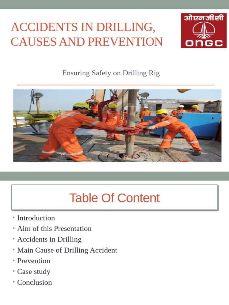 1accidents in Drilling, Causes and Prevention | PDF | Casing (Borehole ...