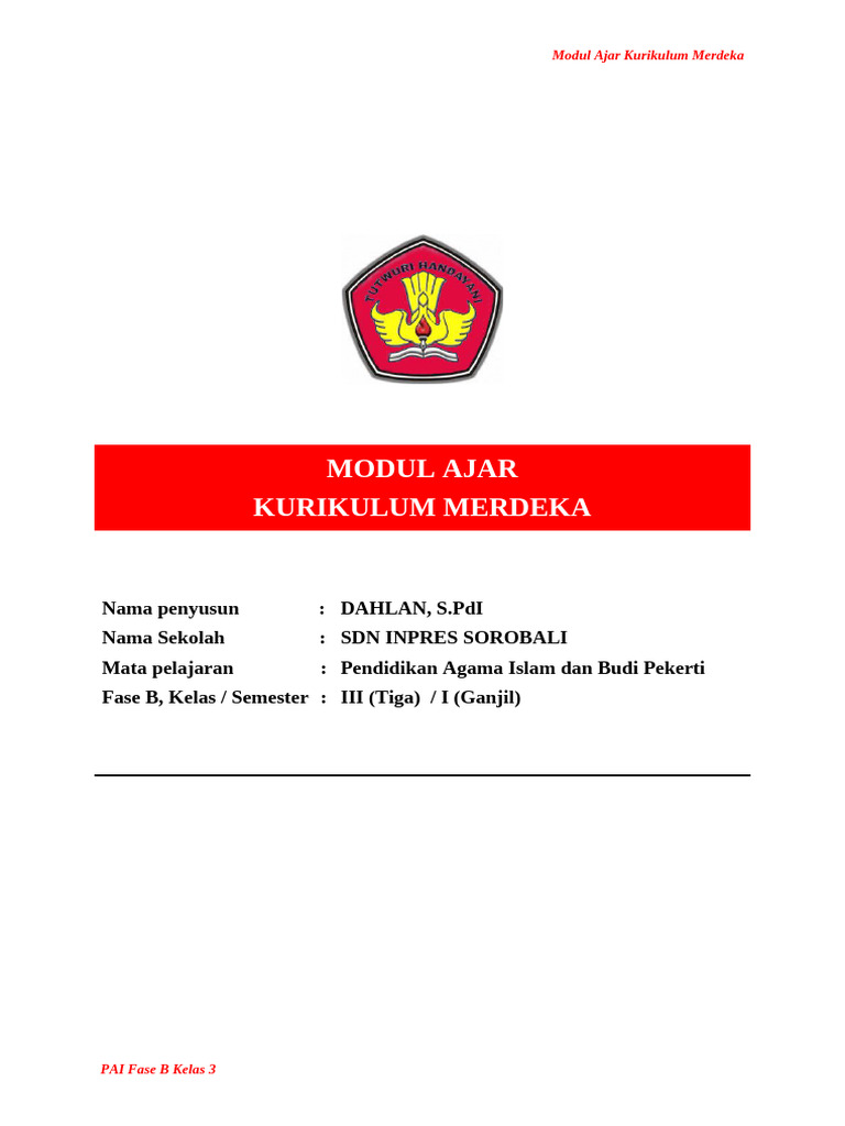 Modul Ajar 2024-2025 Ganjil | PDF