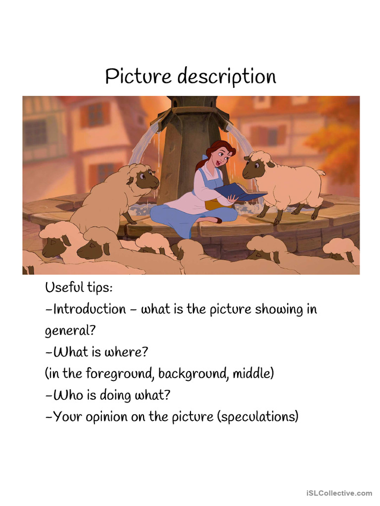 Guide to Describing Pictures Effectively | PDF