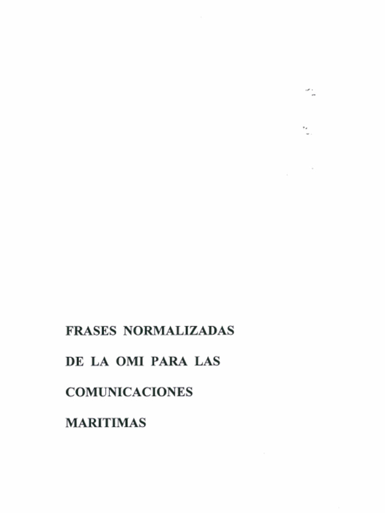 Imo SMCP | PDF