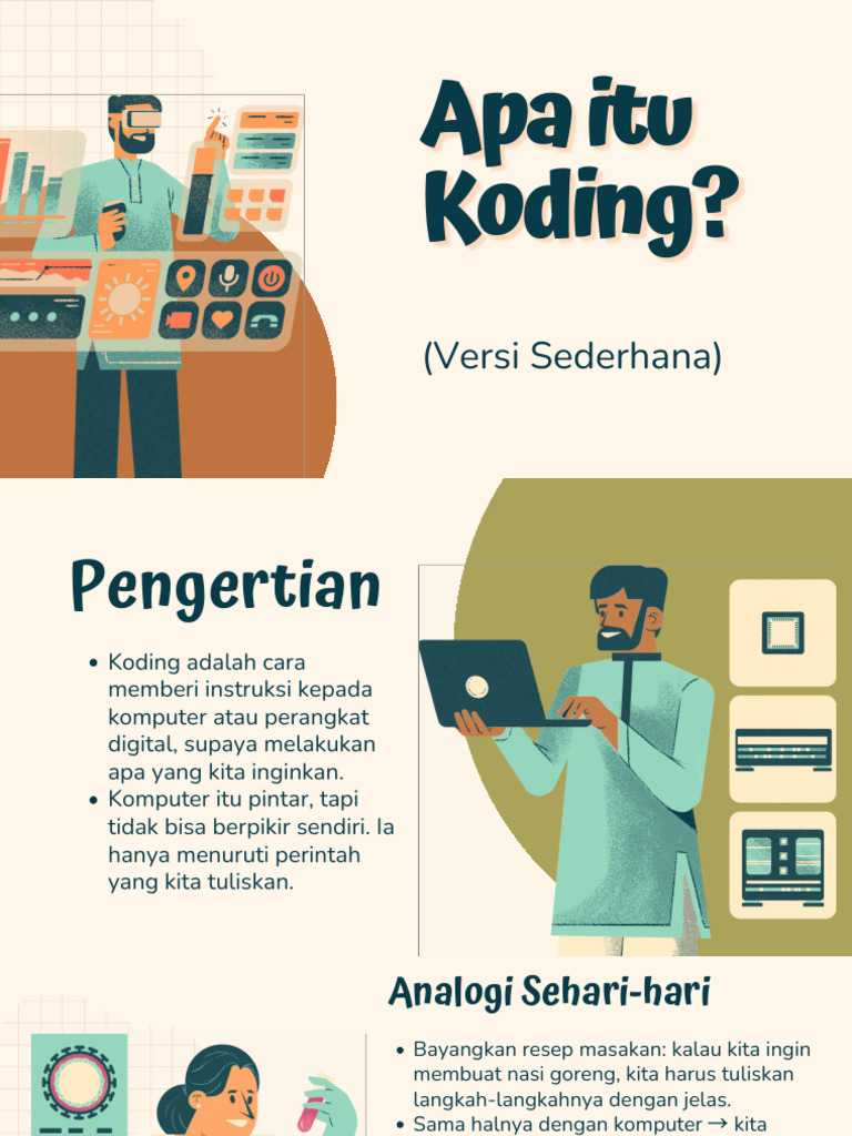 Pengertian Koding untuk Guru | PDF