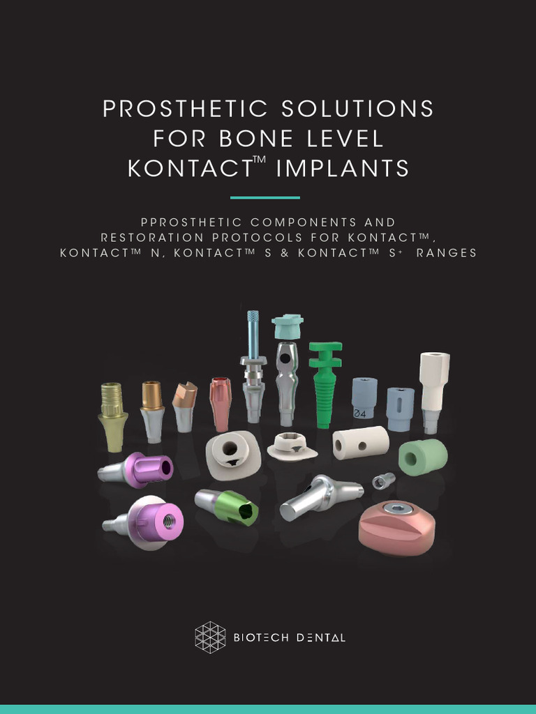 Bone Level Kontact™ Prosthetic Solutions | PDF | Dental Implant ...