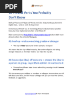 20 Advanced Words For Walking | PDF