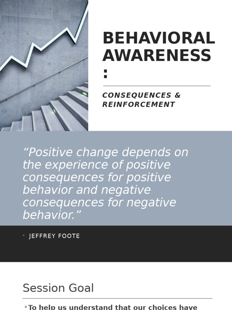 Behavioral Awareness and Consequences | PDF