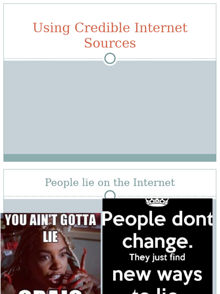 Lesson 3.2 Using Credible Source | PDF | Wikipedia | Information