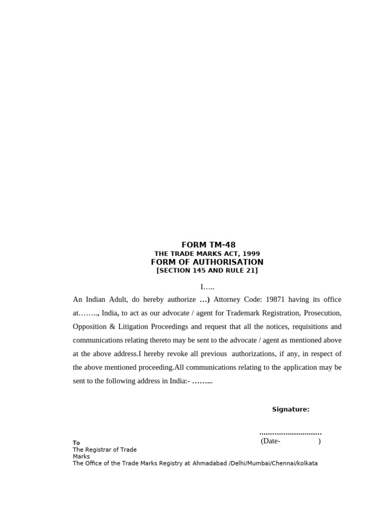 TM 48 Format | PDF