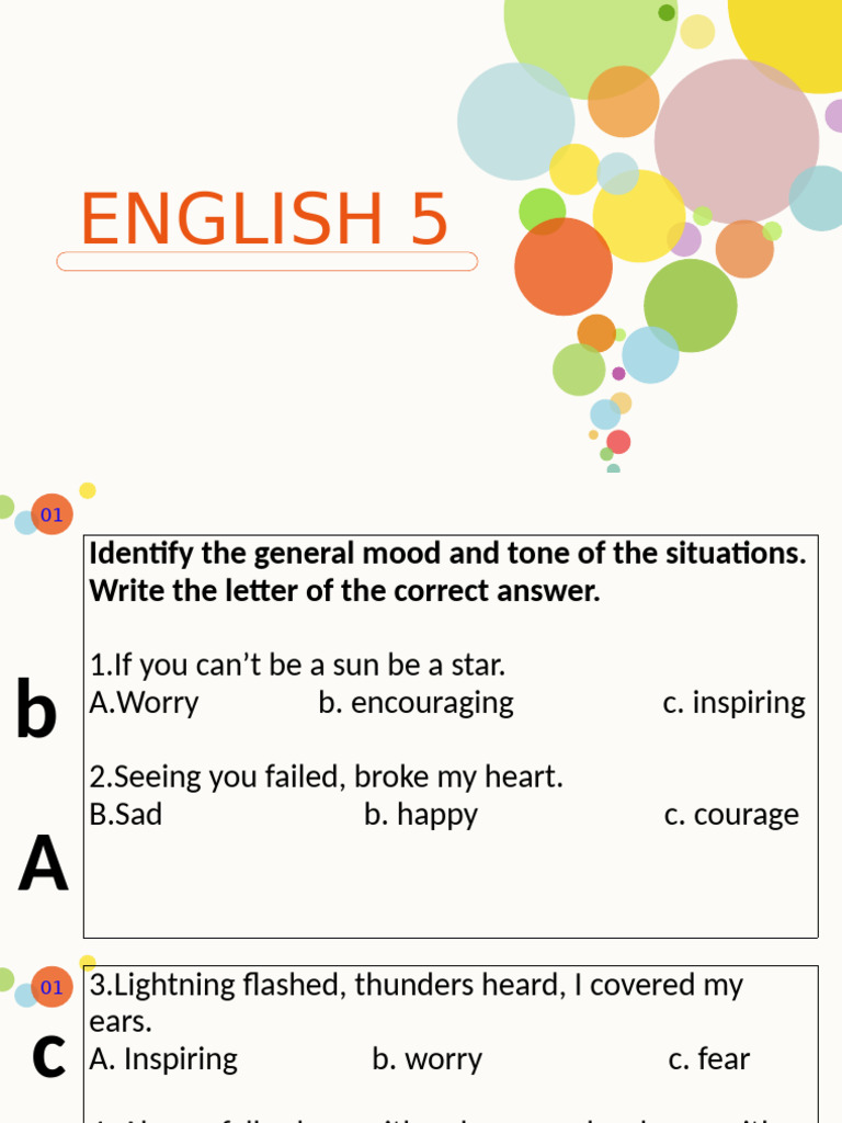 Identify Tone and Mood in Texts | PDF