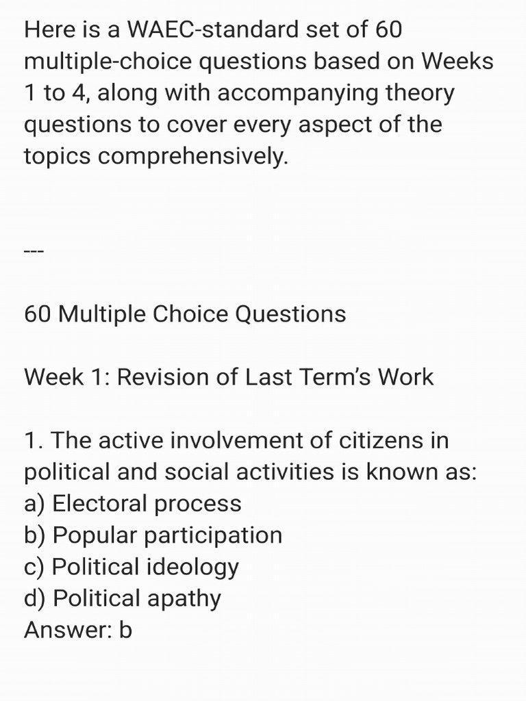 Civic 2nd Term Questions | PDF