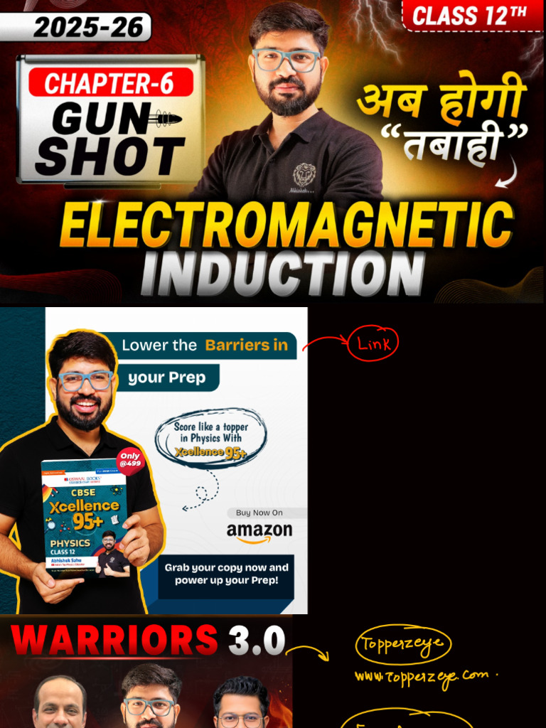 Chapter 6 Electromagnetic Induction Class 12 | PDF