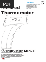 Digital Thermometer: Instruction Manual | PDF | Battery (Electricity ...