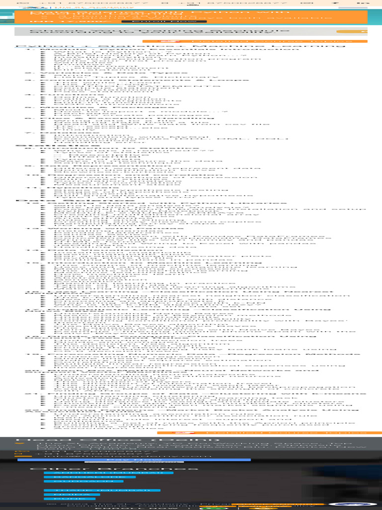 The XL Academy - Get Best Data Science and Machine Learning Course With Python | PDF | Machine ...