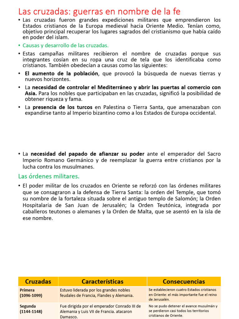 Las Cruzadas | PDF | Cruzadas | imperio Bizantino