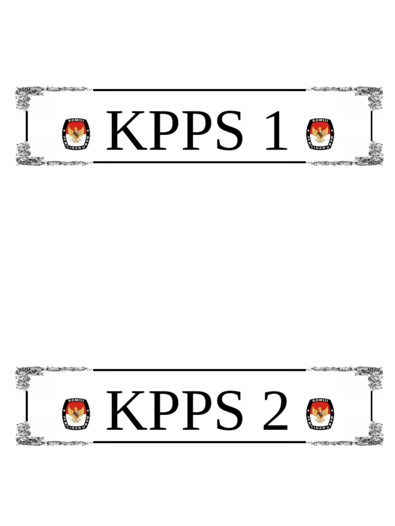 Desain KPPS | PDF