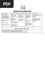 KS2 Descriptive-Setting Word Mat Caves | PDF