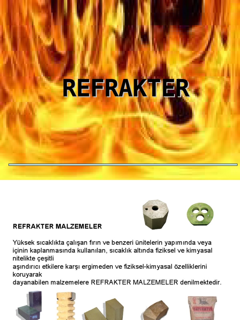 Refrakter Uygulamalari | PDF