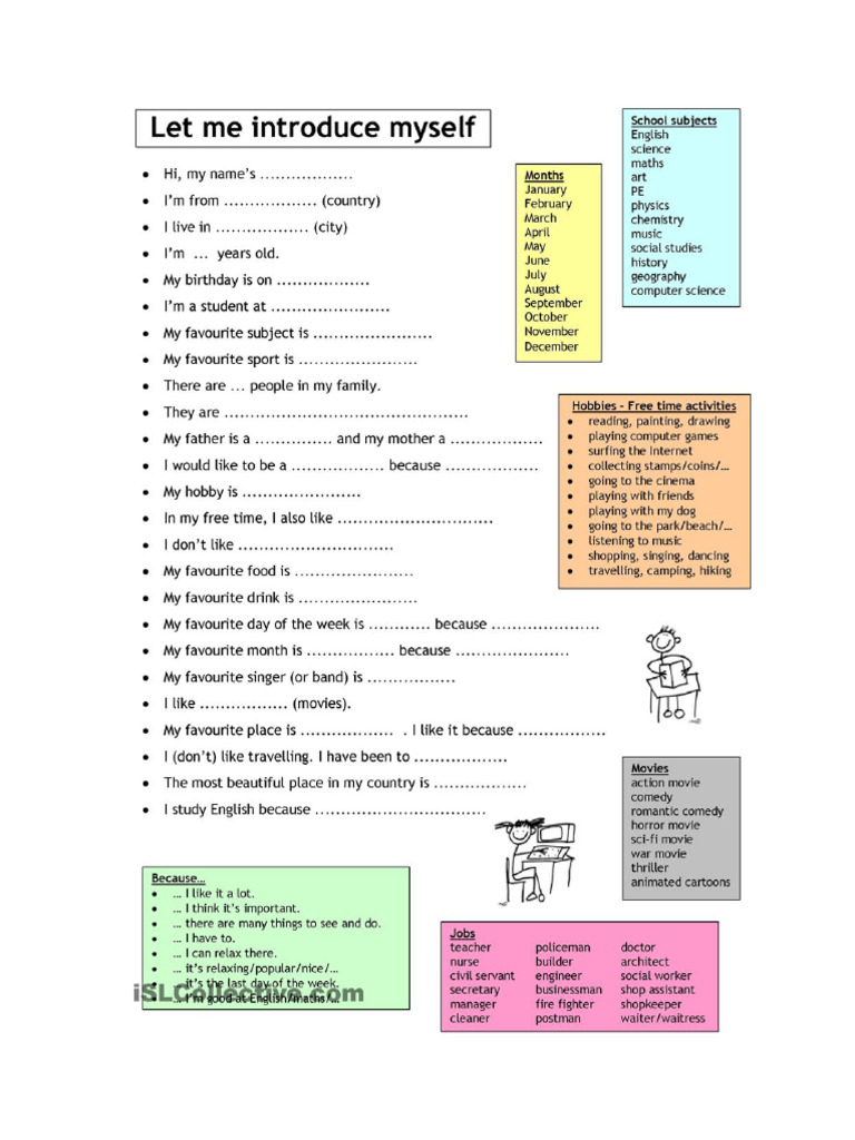 Let Me Introduce Myself 1 | PDF