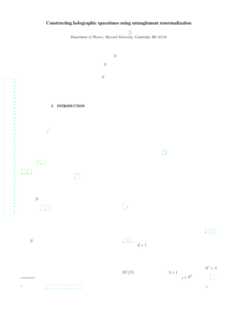 Constructing Holographic Spacetimes Using Entanglement Renormalization ...