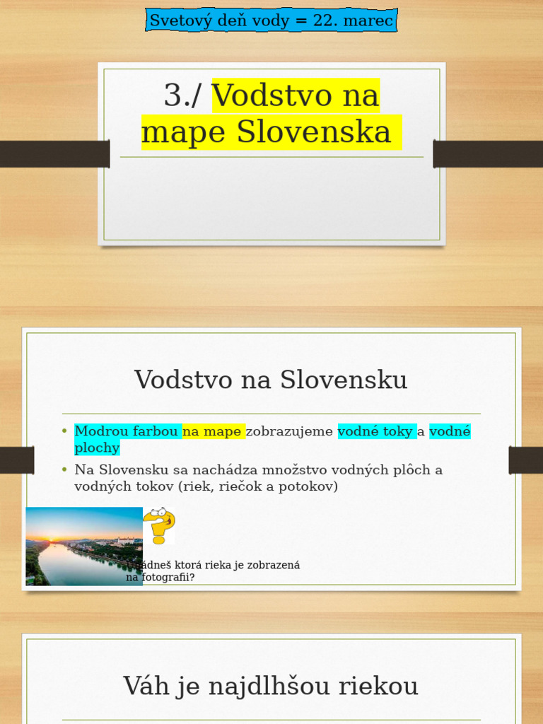 Vodstvo Na Mape Slovenska | PDF