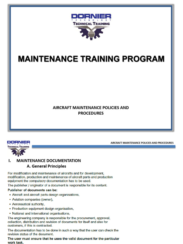 Aircraft Maintenance Training Program | PDF | Aviation | Aircraft