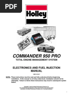 Holley Terminator X Max Manual | PDF | Throttle | Electrical Connector