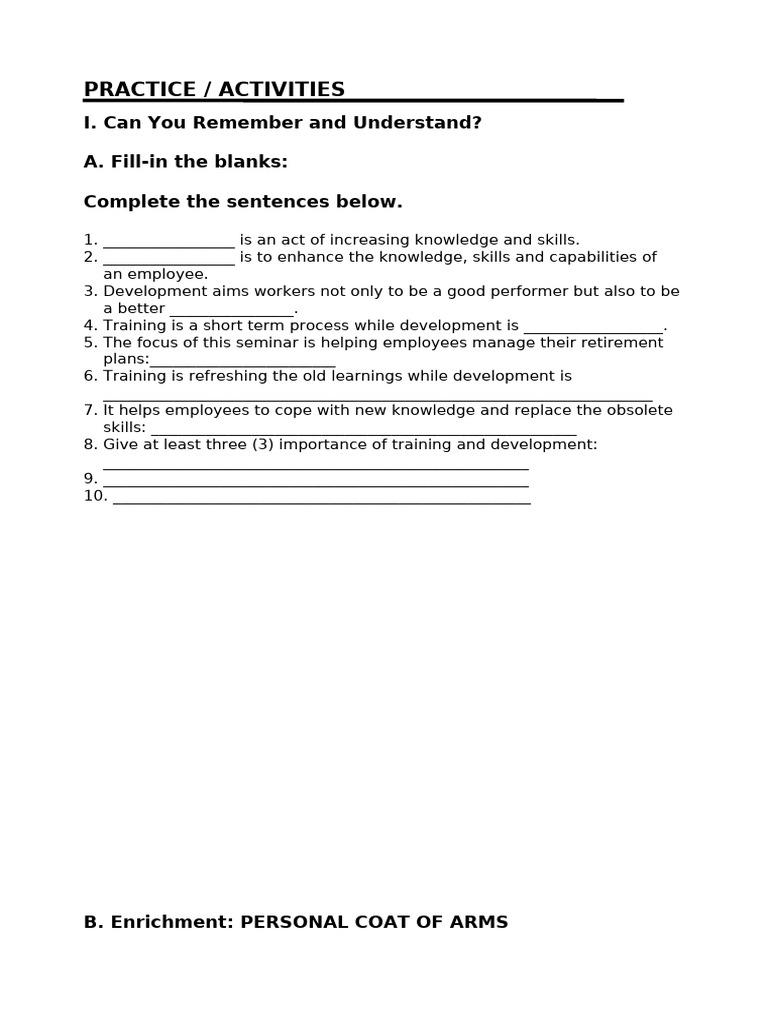 Lesson 5 Practice Actvities | PDF | Chess | Chess Theory