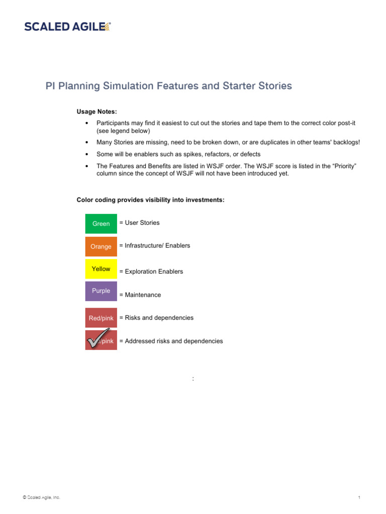 01 HANDOUT-Features-Starter Stories For Simulation | PDF | Credit Card ...