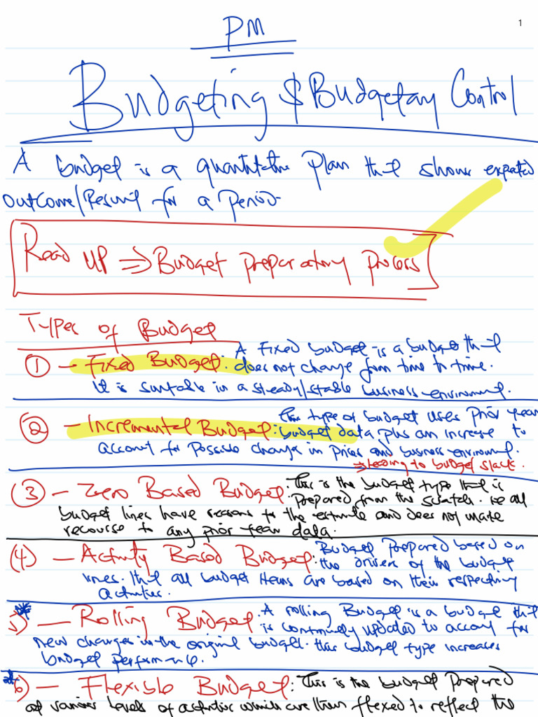 Intro To Budgeting - 24 08 2025 | PDF