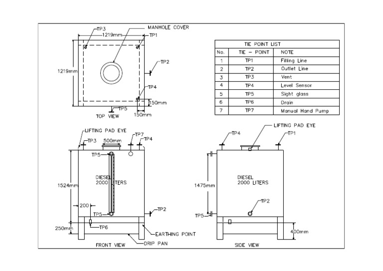 2000 Liters Fuel Tank | PDF
