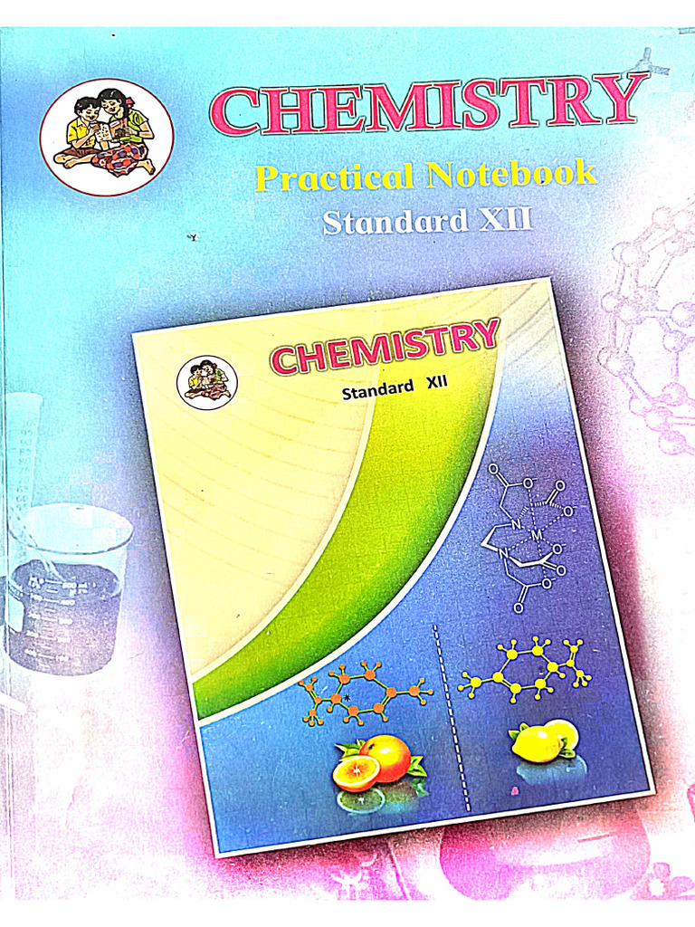 12th Chemistry Practical Notebook (Journal) | PDF