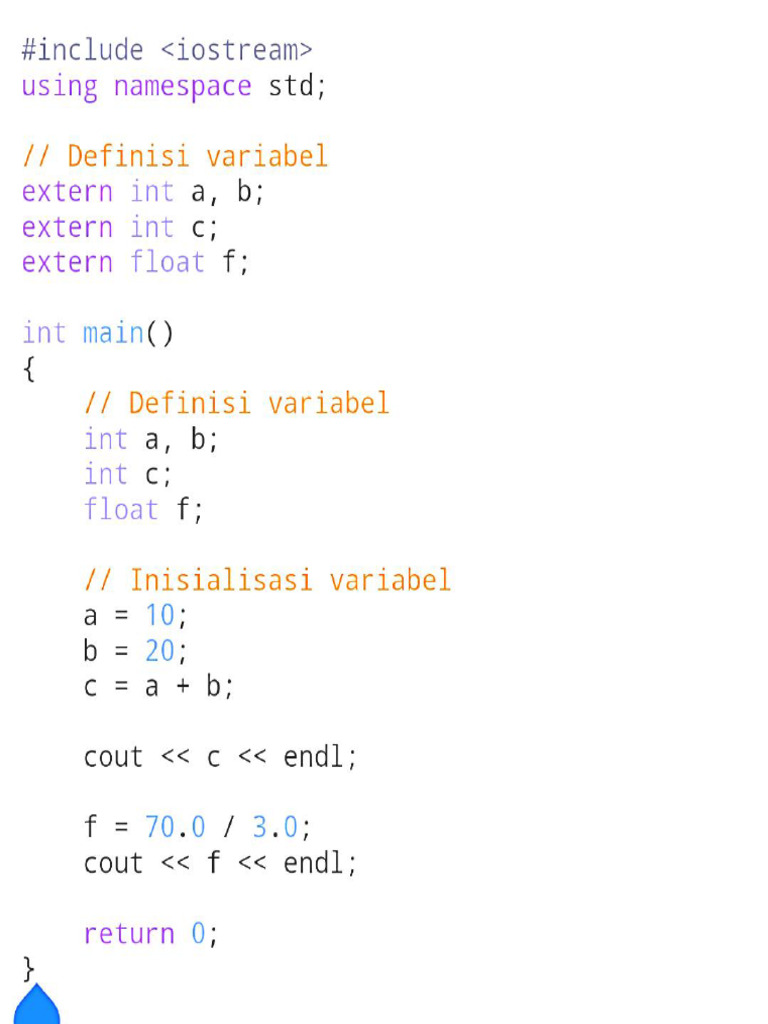 Deklarasi Variabel C++ | PDF