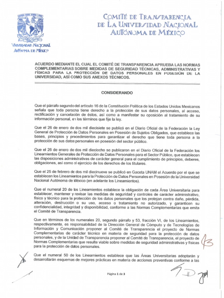 Acuerdo Normas Complementarias | PDF