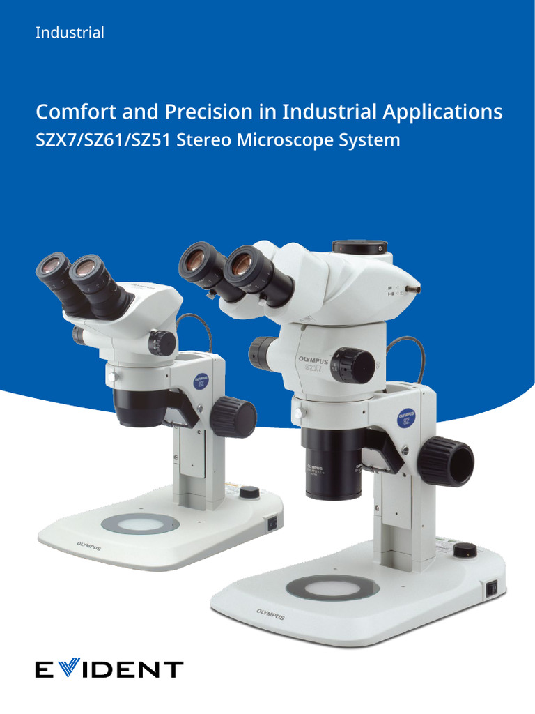 SZX7 SZ61 51 Brochure M1701E-012024 EN Web | PDF | Zoom Lens | Light