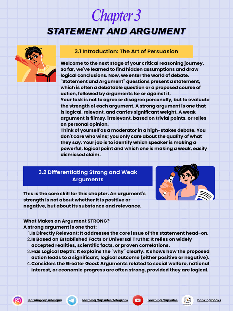 Statement Argument | PDF | Argument