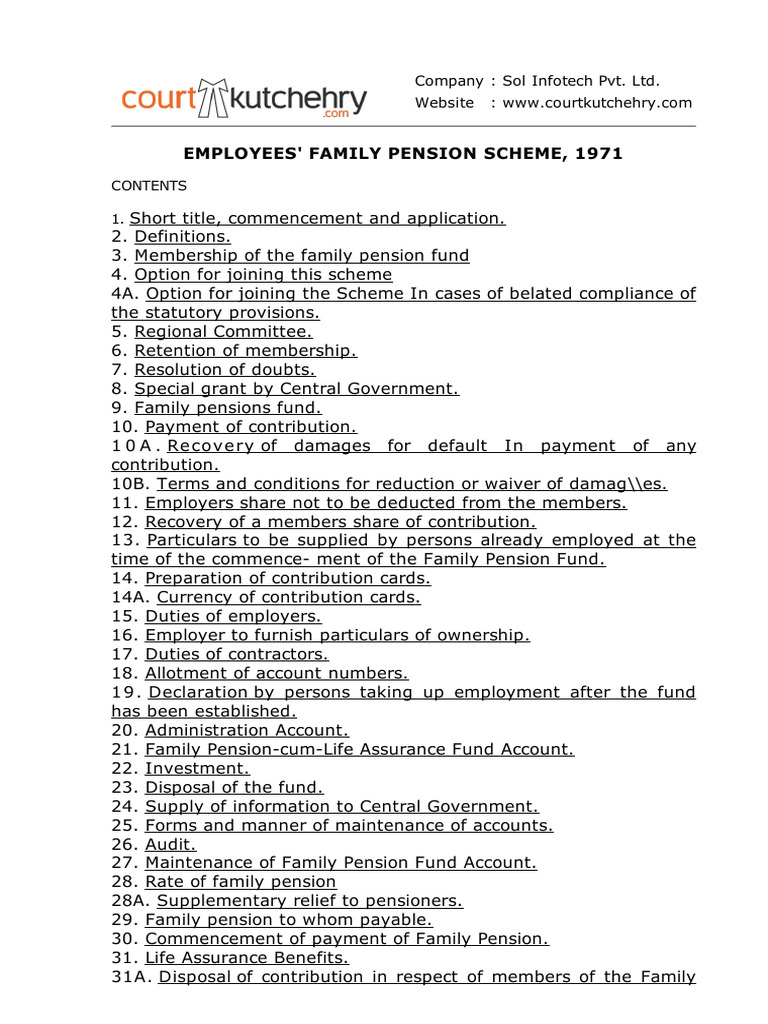 Overview of FPS Scheme 1971 | PDF | Pension | Employment