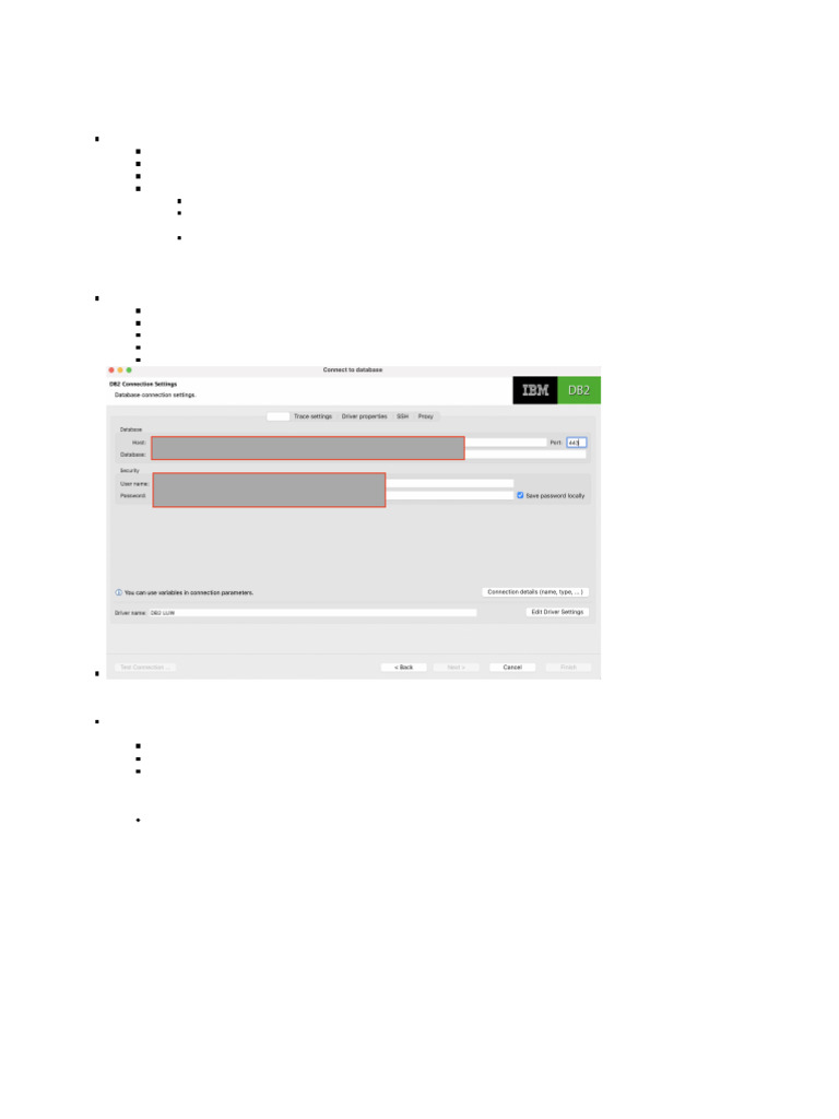 MASMS DatabaseConnectionSteps | PDF