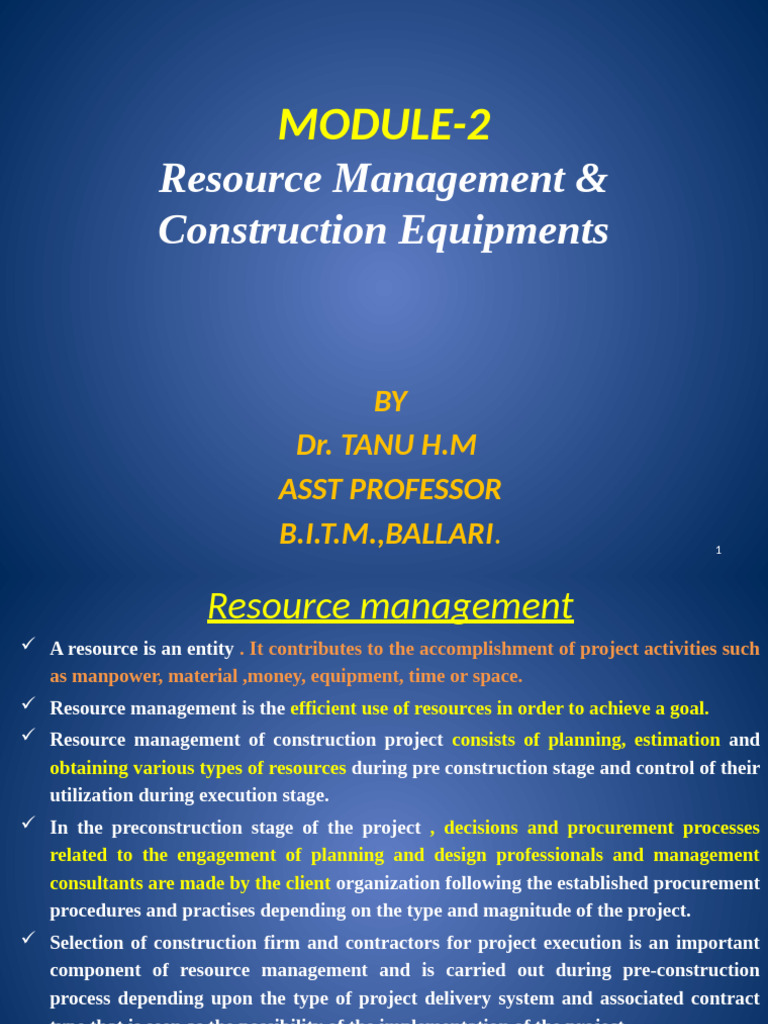 MODULE 2 Resource Management | PDF | Labour Economics | Wage
