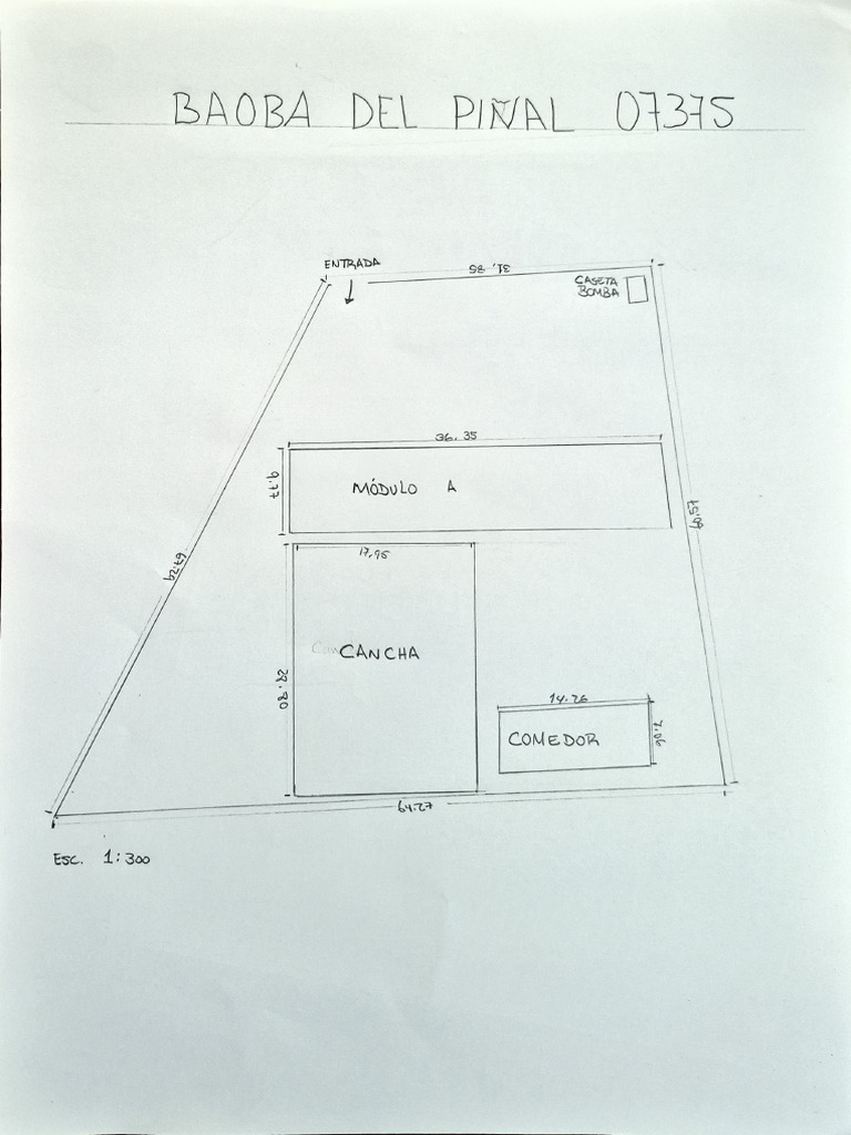 Plano de Baoba del Pinal 01315 | PDF