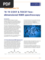 NOESY and ROESY NMR Techniques Explained | PDF | Two Dimensional ...