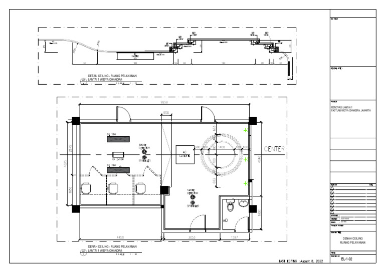 Ceiling Ruang Pelayanan-Lantai 1 Widya Chandra 08-08-22 | PDF