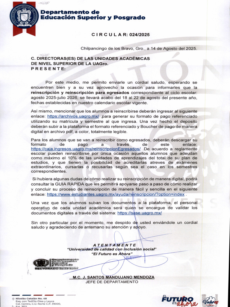 Circular No. 024 | PDF